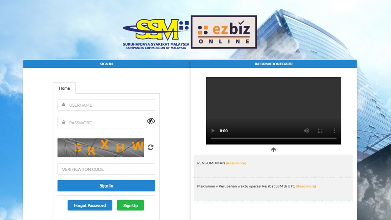 ezBiz SSM Login: Cara Daftar / Renew SSM Online 2020