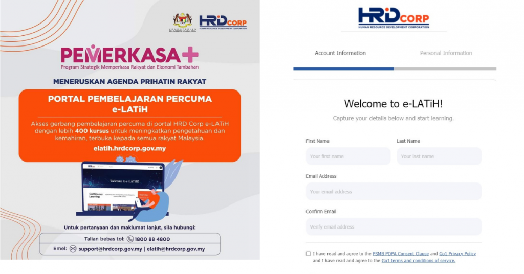 e-LATiH PEMERKASA Plus: Portal Pembelajaran & Kemahiran Percuma