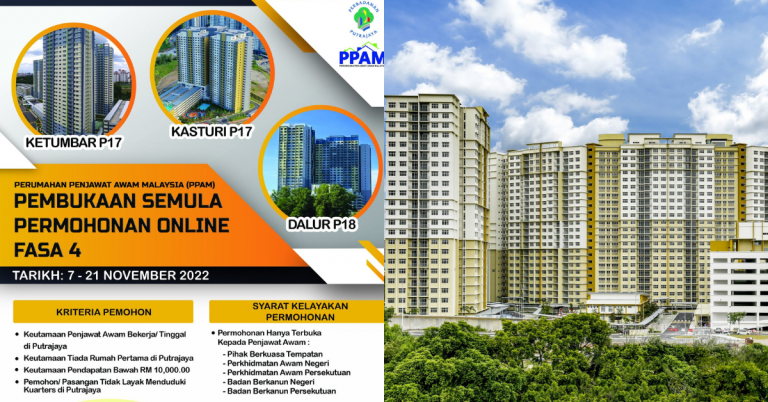 PPAM Putrajaya: Permohonan Online Fasa 4