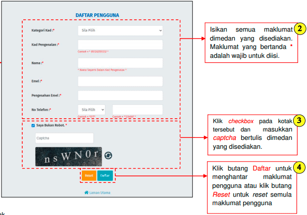 idMe KPM: Login & Pendaftaran Online
