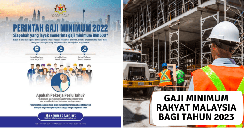 Gaji Minimum Rakyat Malaysia Bagi Tahun 2023 (Akta Kerja)