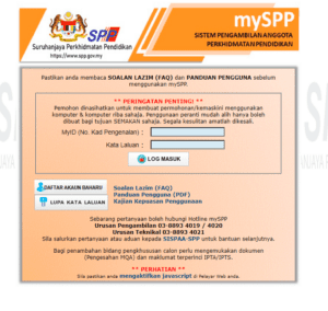 mySPP 2023: Semakan Keputusan Permohonan SPP & Temuduga