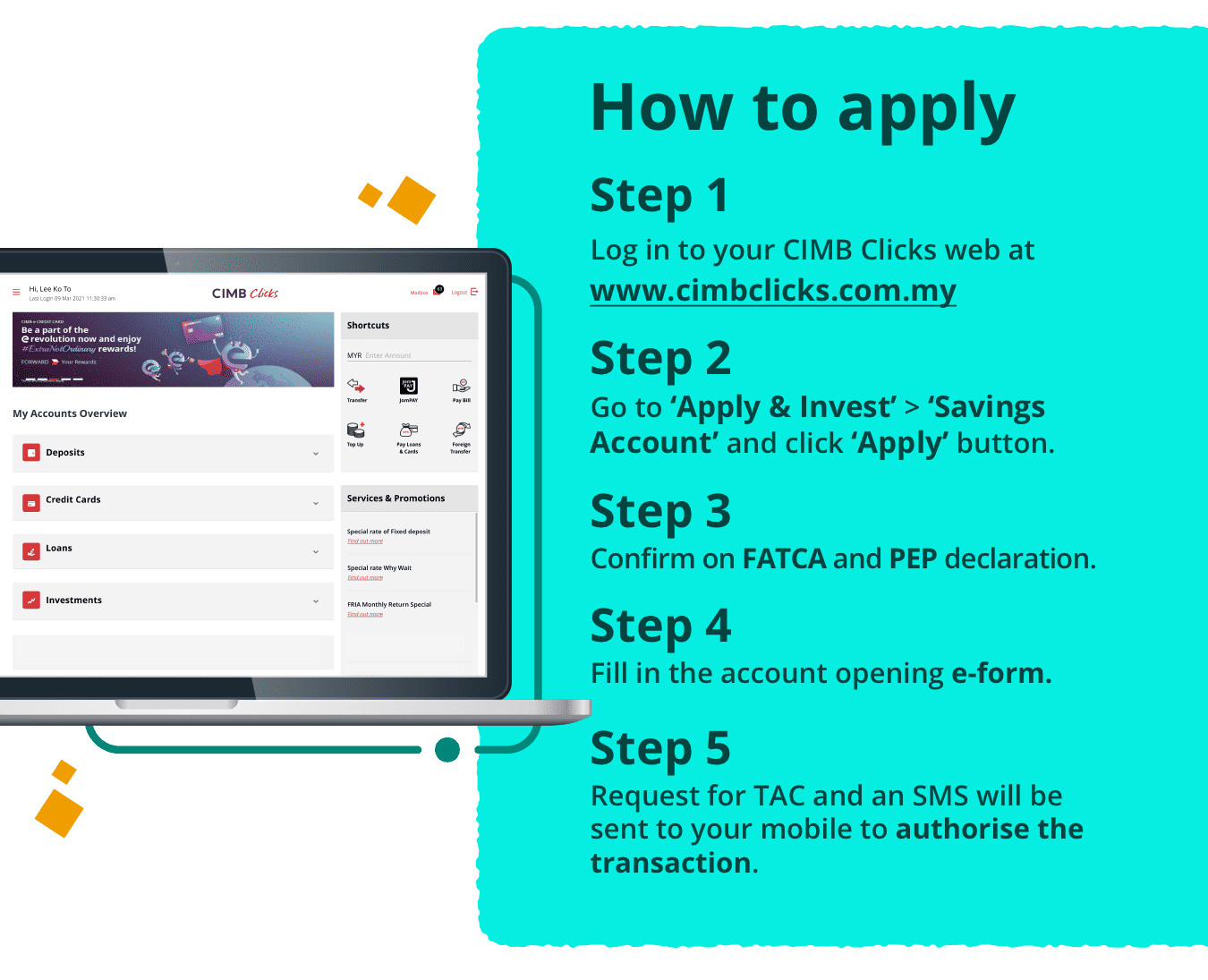 CIMB OctoSavers: Cara Pembukaan Akaun dan Syarat-syaratnya