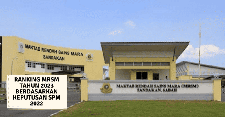Ranking MRSM Terbaik 2023 Berdasarkan Keputusan SPM