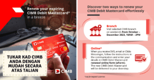 Cara Tukar Kad CIMB Expired Secara Atas Talian