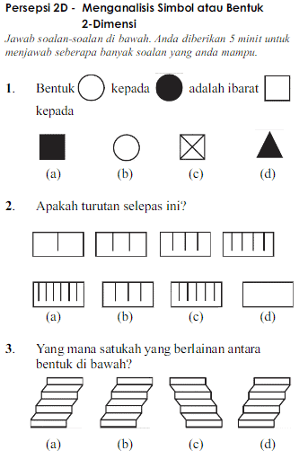 Ujian Aptitud : Jenis dan Contoh-contoh Soalan